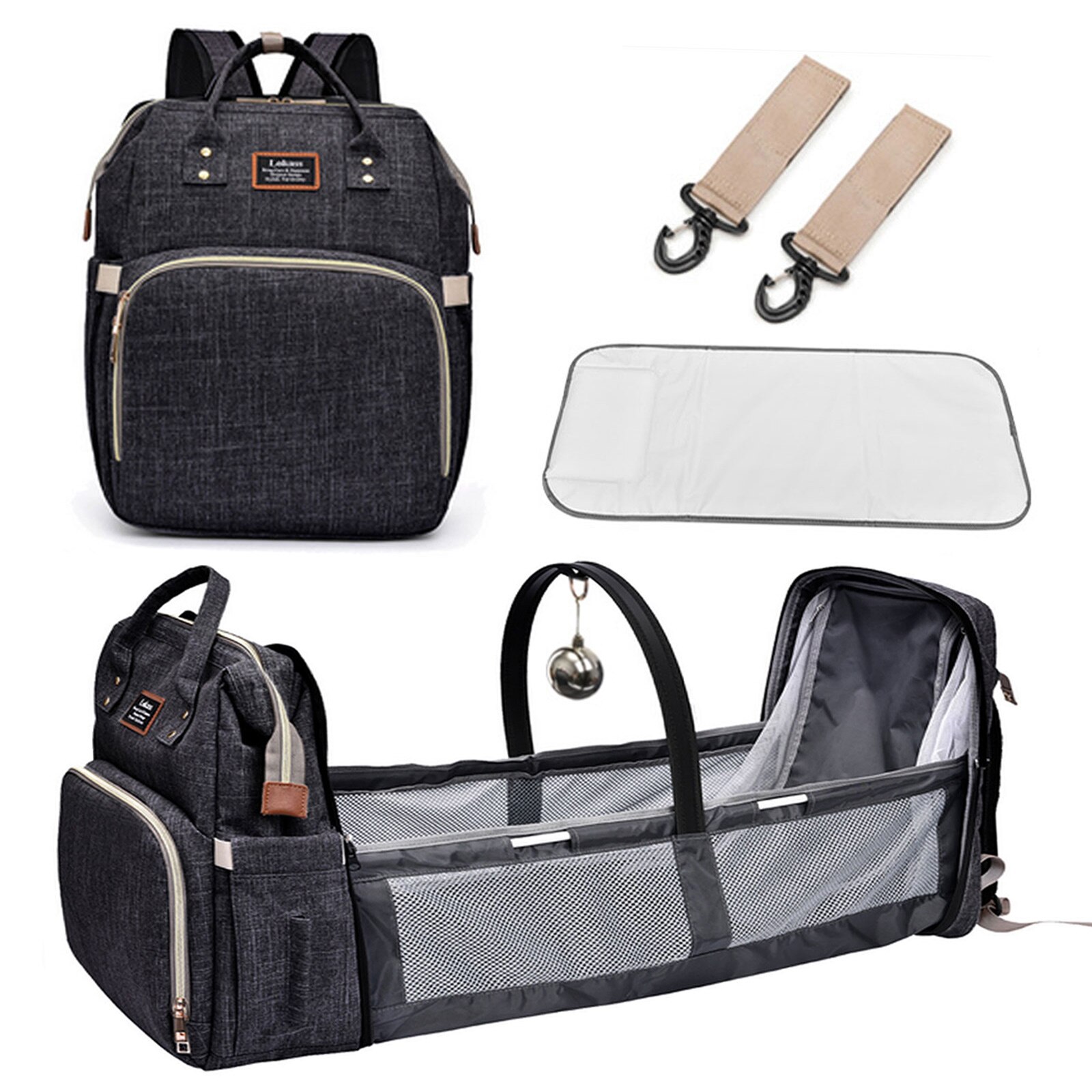 Multifunction Waterproof Mum Backpack Portable Lar... – Grandado