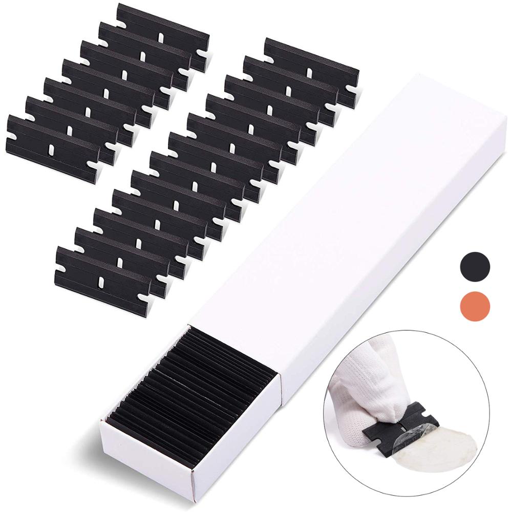 Ehdis 100 Pcs Dubbele Rand Scheermes Schraper Plas... – Grandado