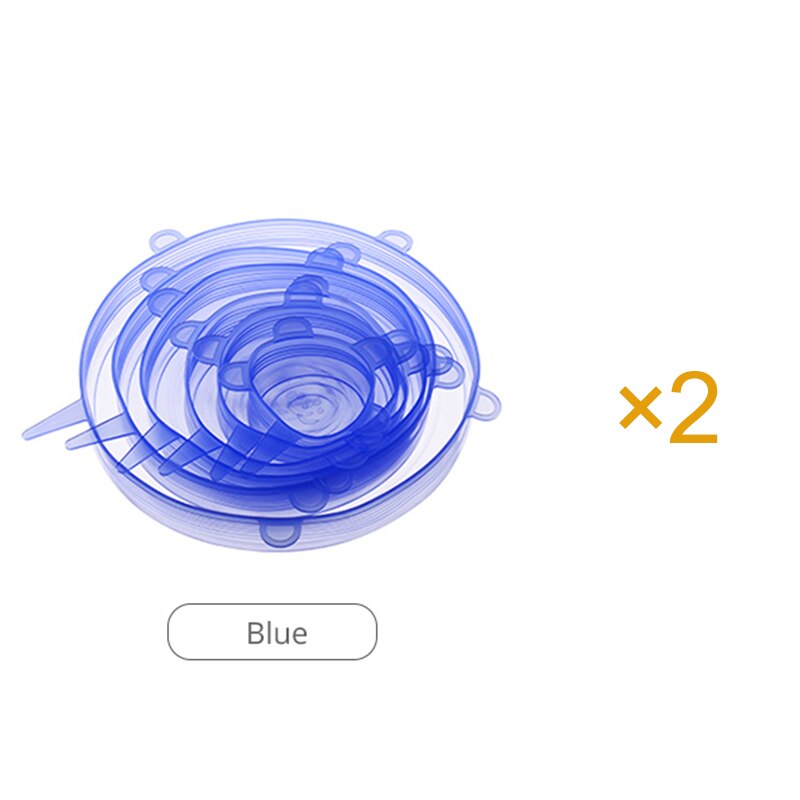 12pcs Silicone Stretch Lid Reusable Food Cover for... – Vicedeal