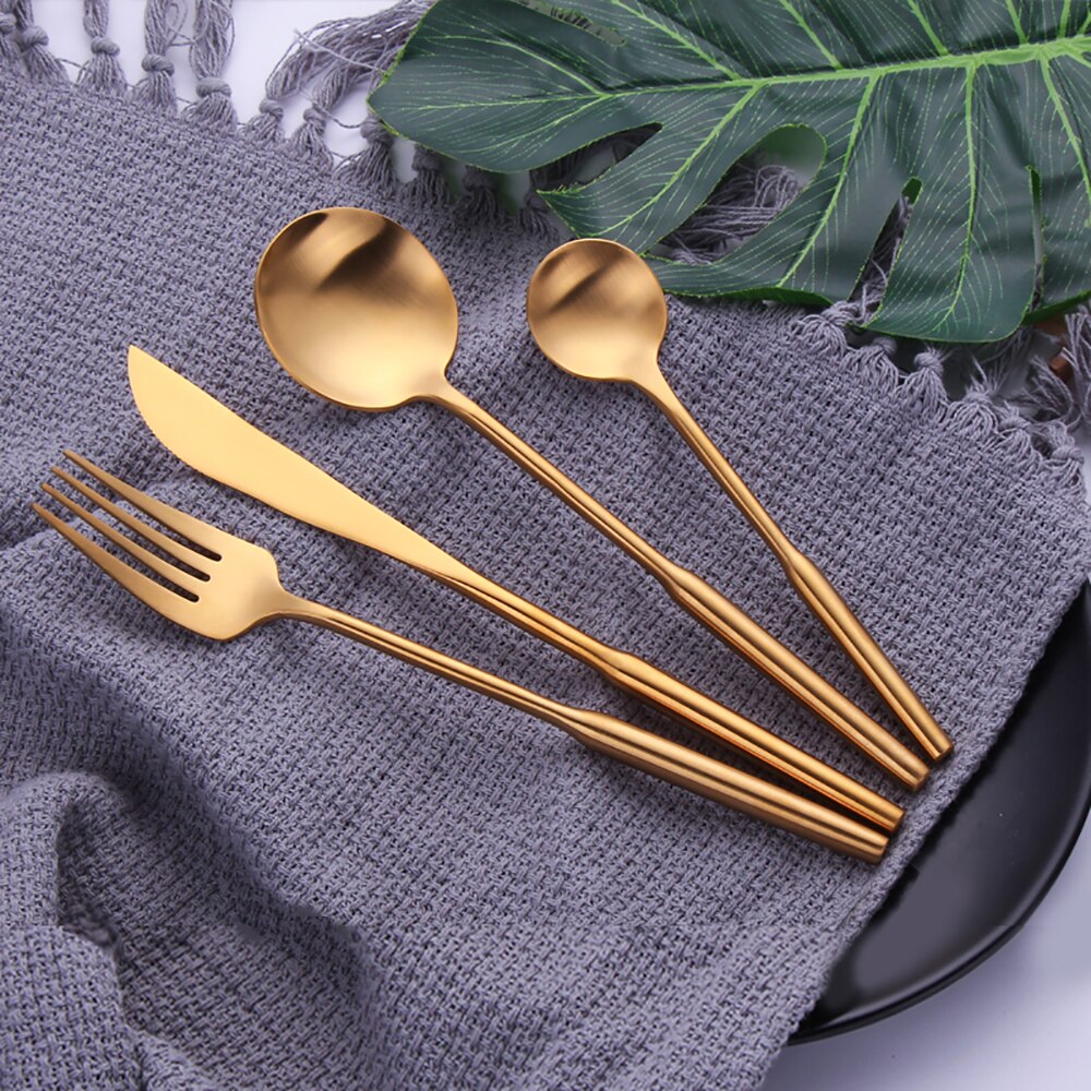 8/12/16/20/24 Stuks Bestek Set Roestvrij Staal Gou... – Grandado