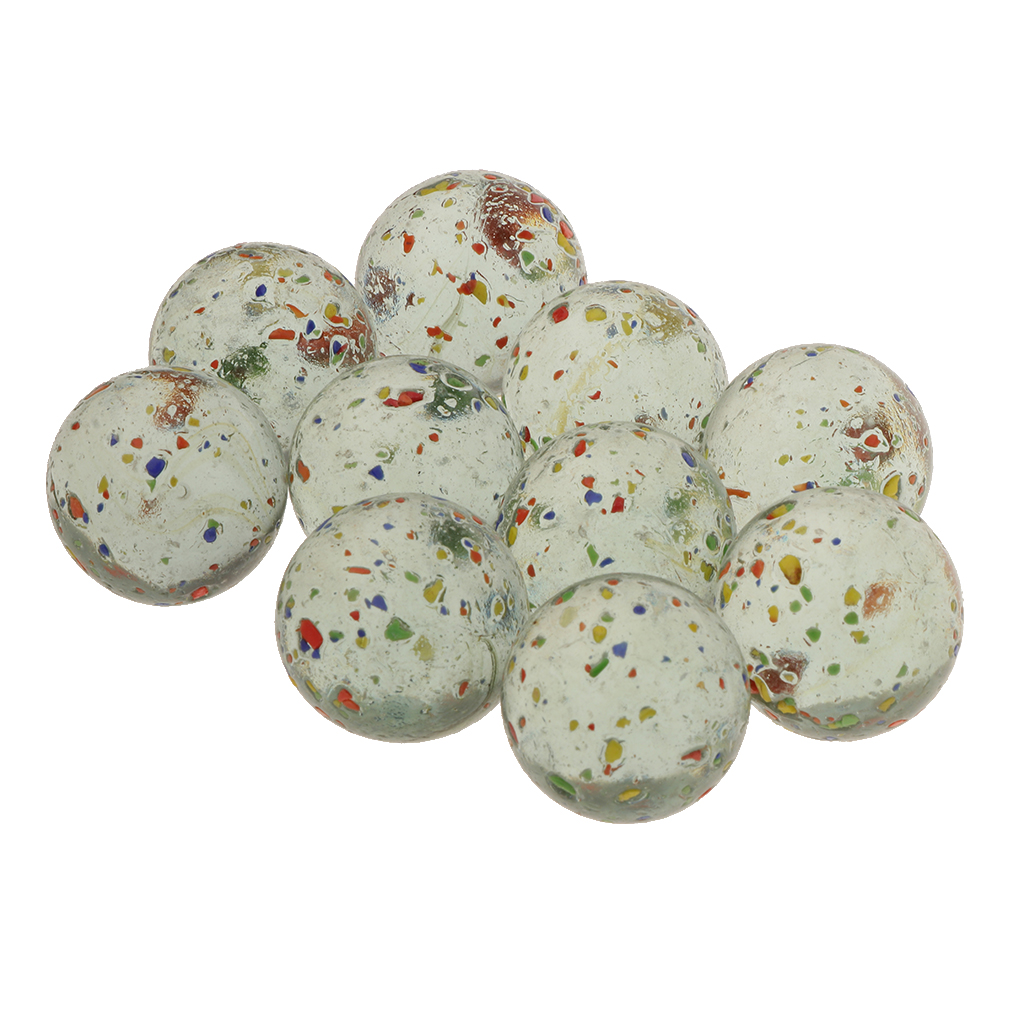 My Toy House Glass Marbles, Set of 10, 0.98-inch G... – Grandado