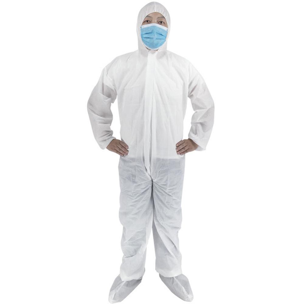 Bianco Tuta Chimica Hazmat Isolamento Vestito di I... – Grandado