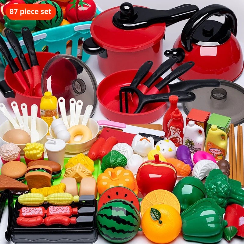 Children's Kitchen Simulation Toy Set Boys Girls P... – Grandado
