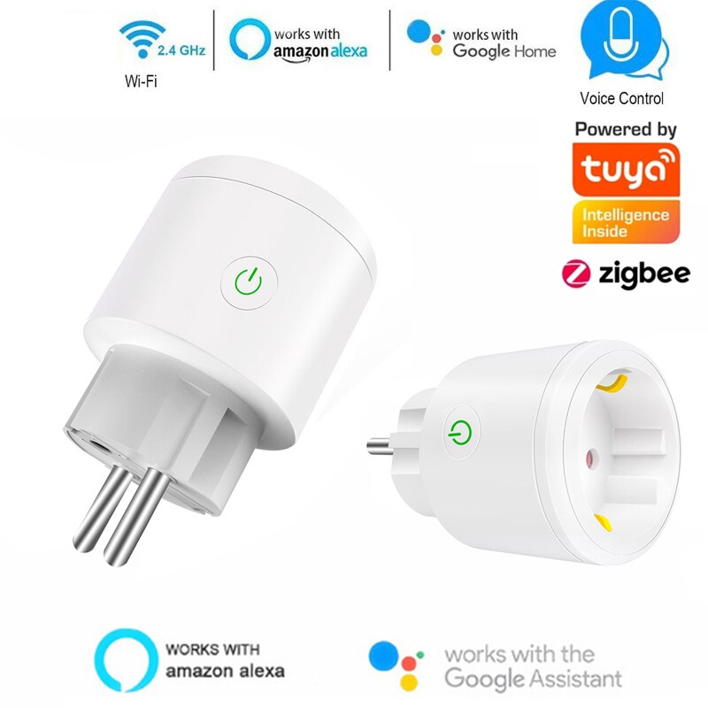 Tuya Zigbee – prise de courant intelligente, ue, W... – Grandado