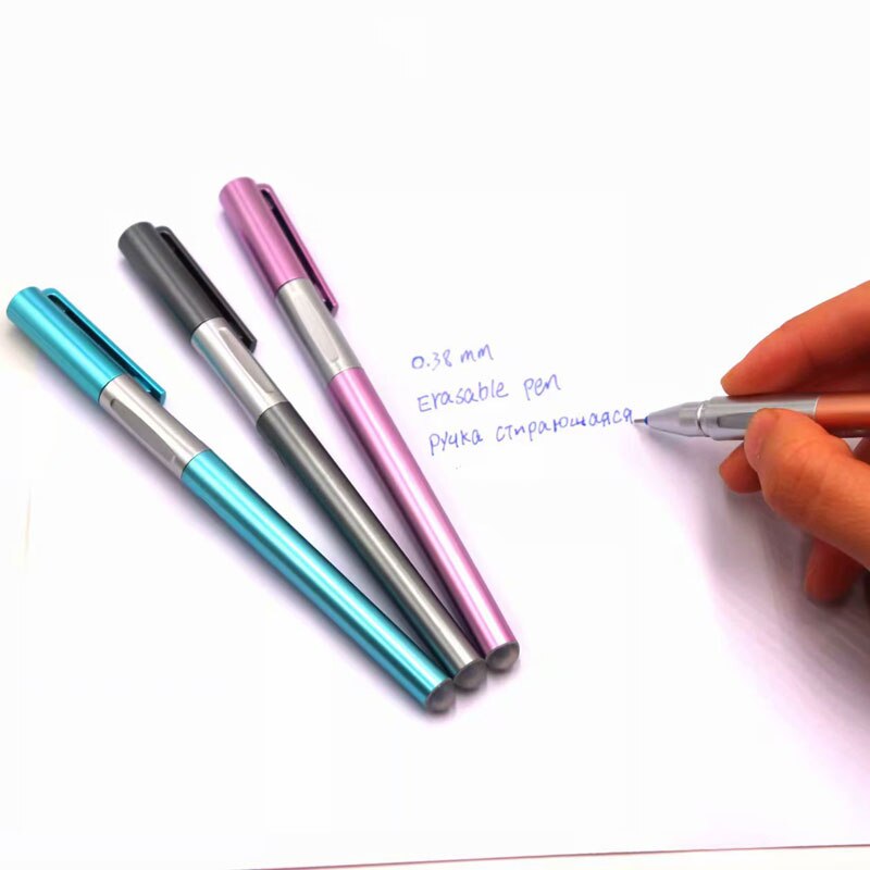 4Pcs/ Set 0.38mm Erasable Rod Gel pen Handle Blue ... – Vicedeal