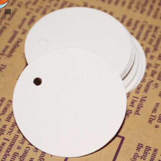 500pcs , 4 cm diameter Price tags blank kraft roun... – Vicedeal