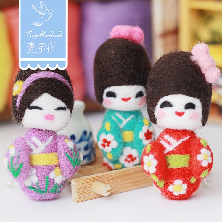 Easyhandmade Japanese Kimono Wool Felt Poked Felt ... – Vicedeal