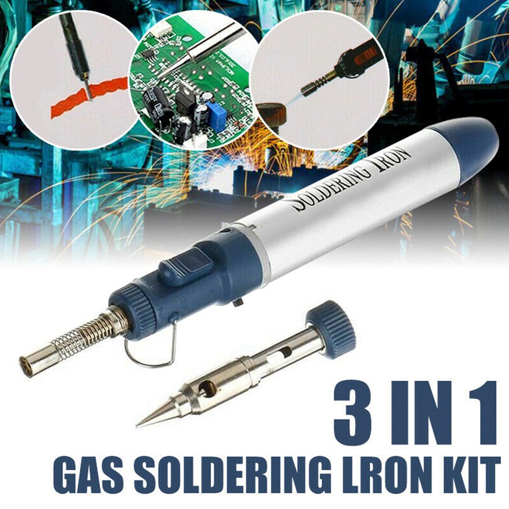 3 In 1 Professionele Gas Soldeerbout Kit W/Soldeer... – Vicedeal