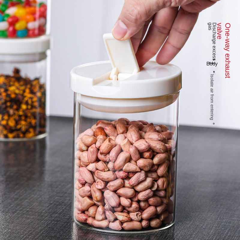 Cylindrical Transparent Glass Storage Tank Sealed ... – Grandado