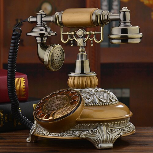 Vintage Telephone European fixed Swivel Plate Rota... – Grandado