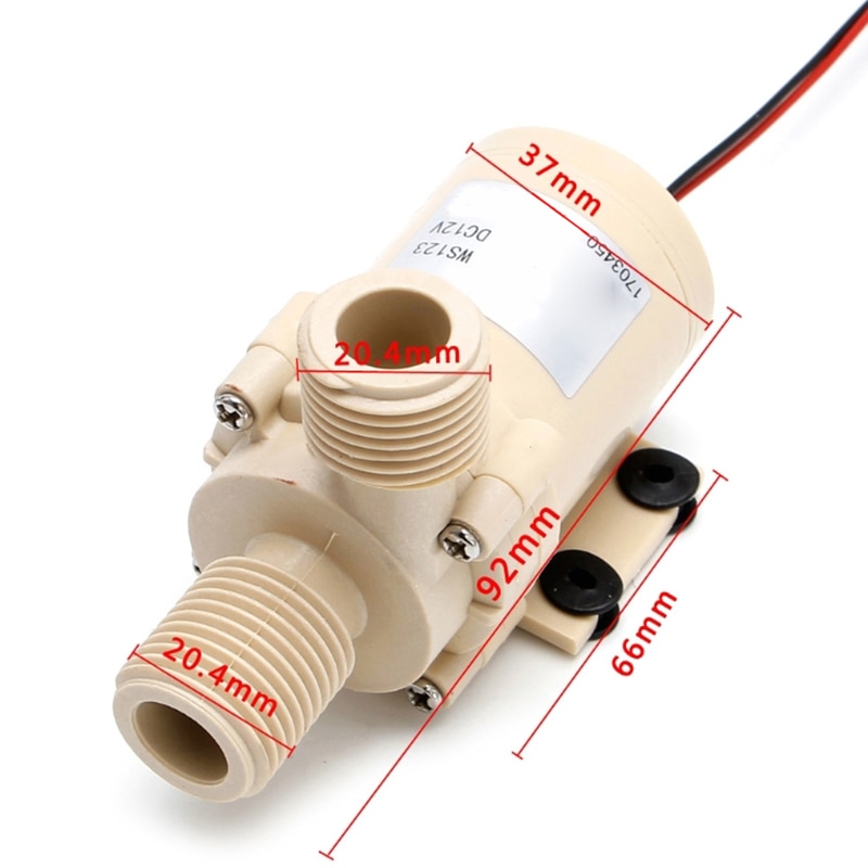 Solar Water Pump 12V Dc Water Pump Circulation Pum... – Grandado