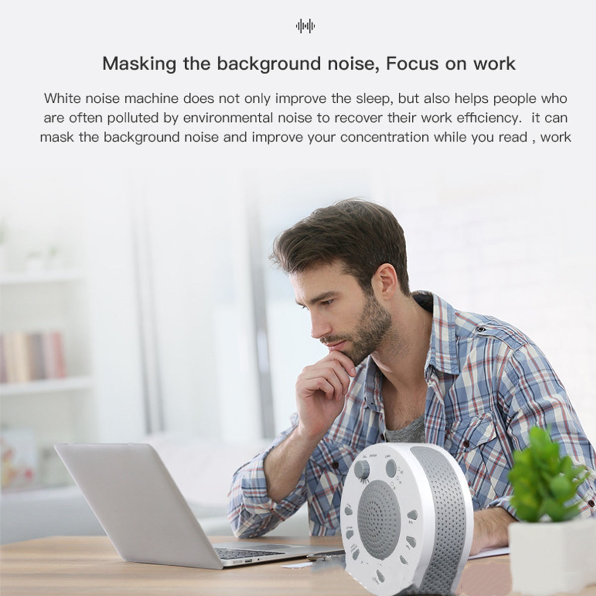 Portable White Noise Sleep Sound Machine with 9 Pl... – Grandado