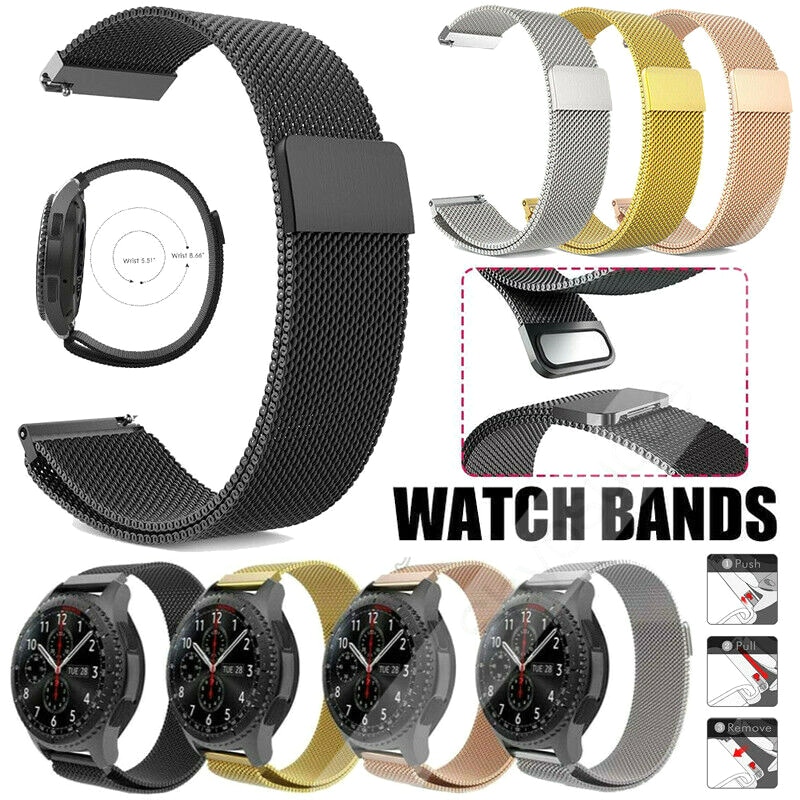 Milanese Magnetic Loop Stainless Steel Strap 42mm ... – Grandado