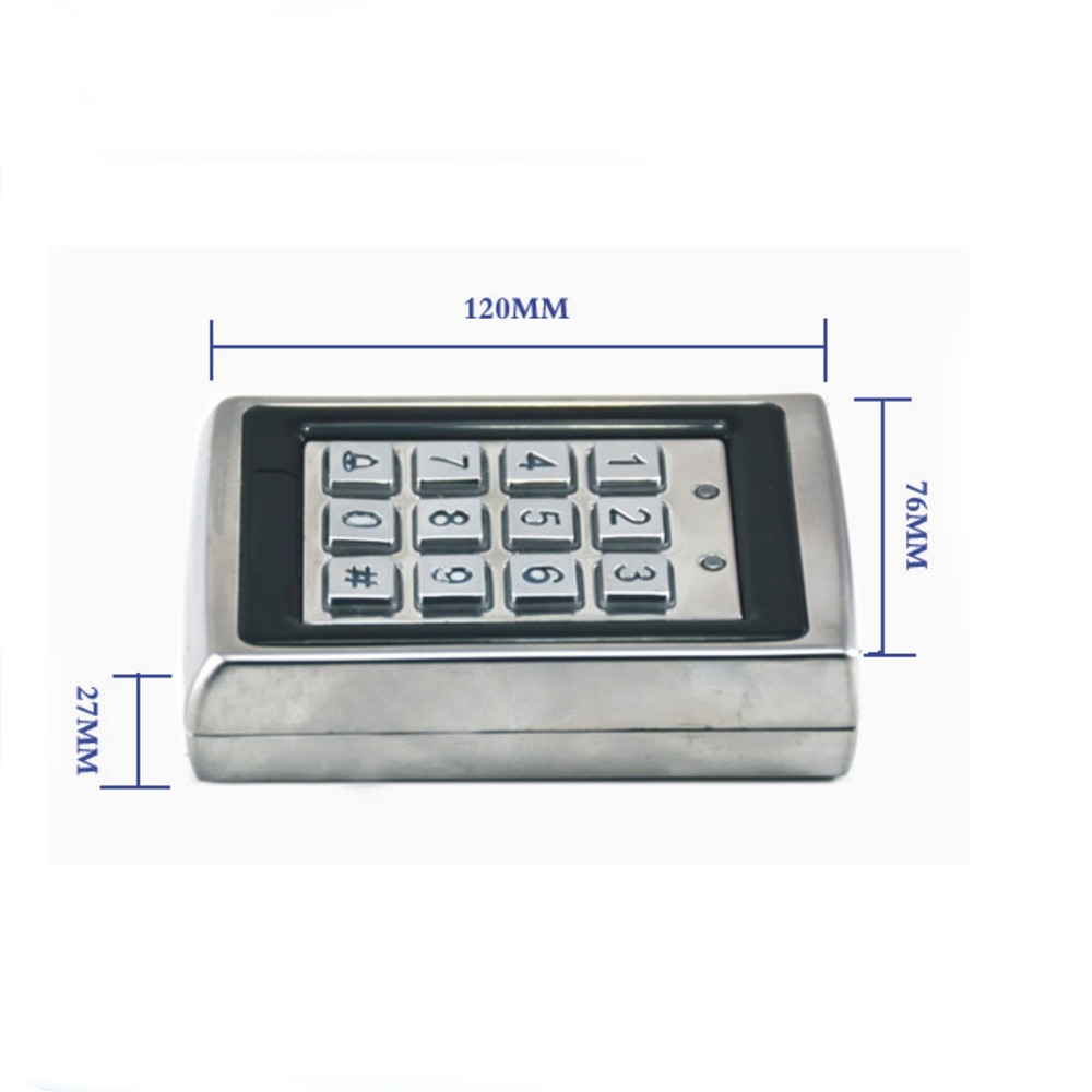 Waterproof shell +Metal Rfid Access Control Keypad... – Grandado