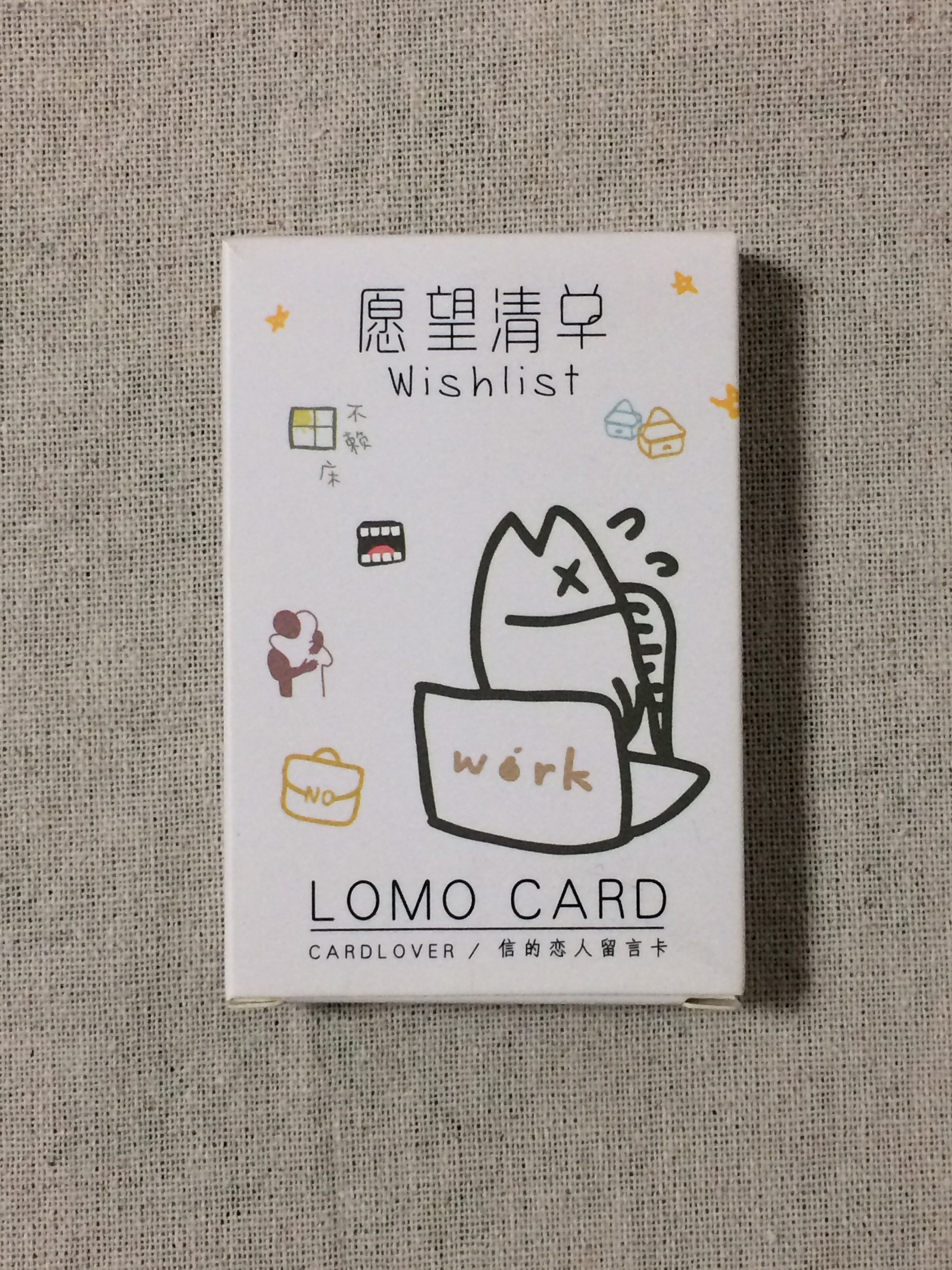 52mmx80mm hope list paper lomo card – Grandado