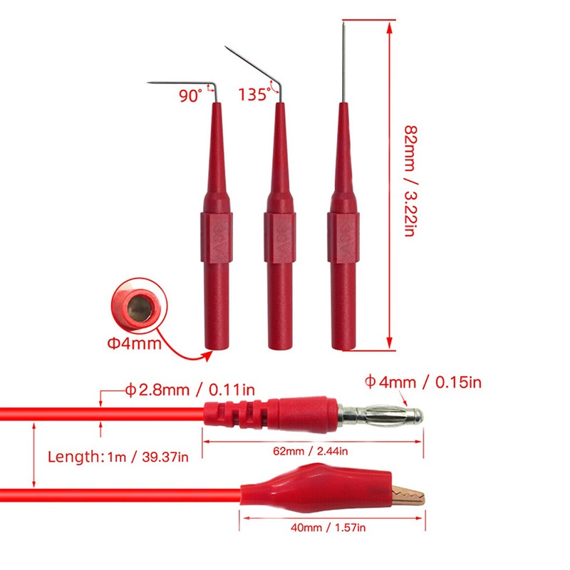 Test Tool Aid Back Probe Kit Identified Probe Five... – Vicedeal