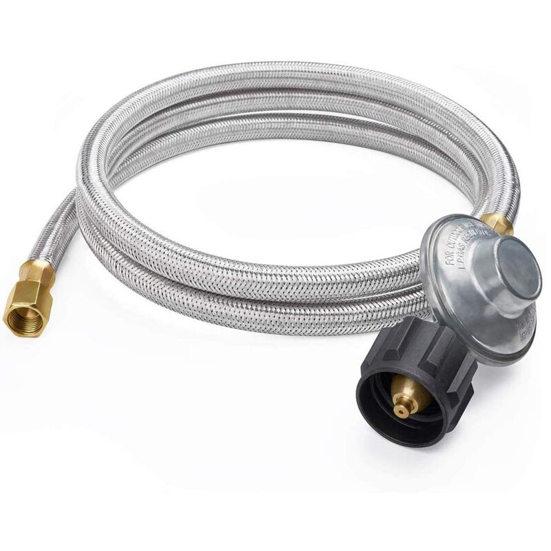 6FT Stainless Braided Tube Propane Regulator with ... – Grandado