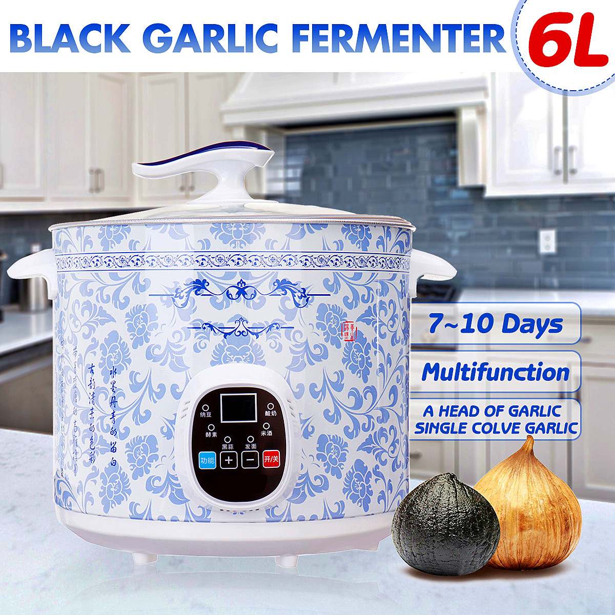 6L Automatic Black Garlic Fermenter Home DIY 220V ... – Grandado