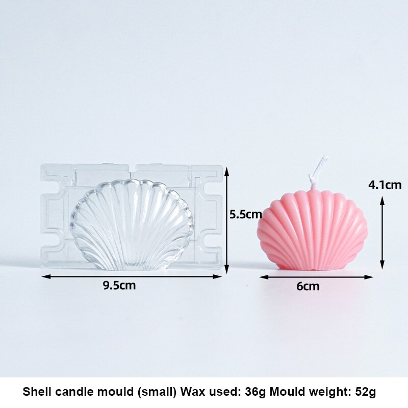Large/Small Size Small Shell Candle DIY Mold Ins C... – Grandado