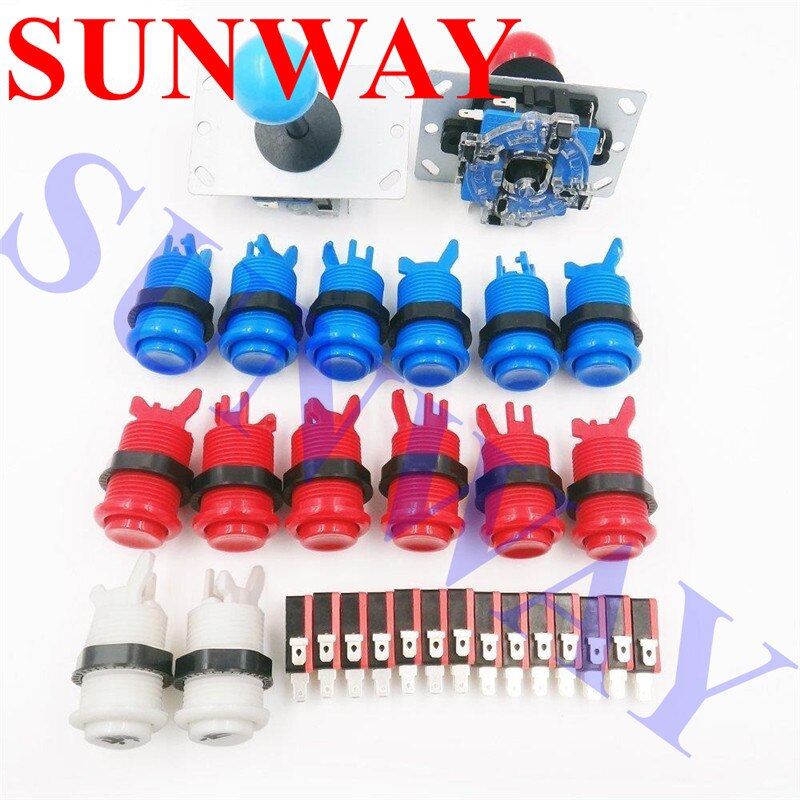 Arcade Sanwa Joystick Button Parts DIY Kit with 2 ... – Grandado