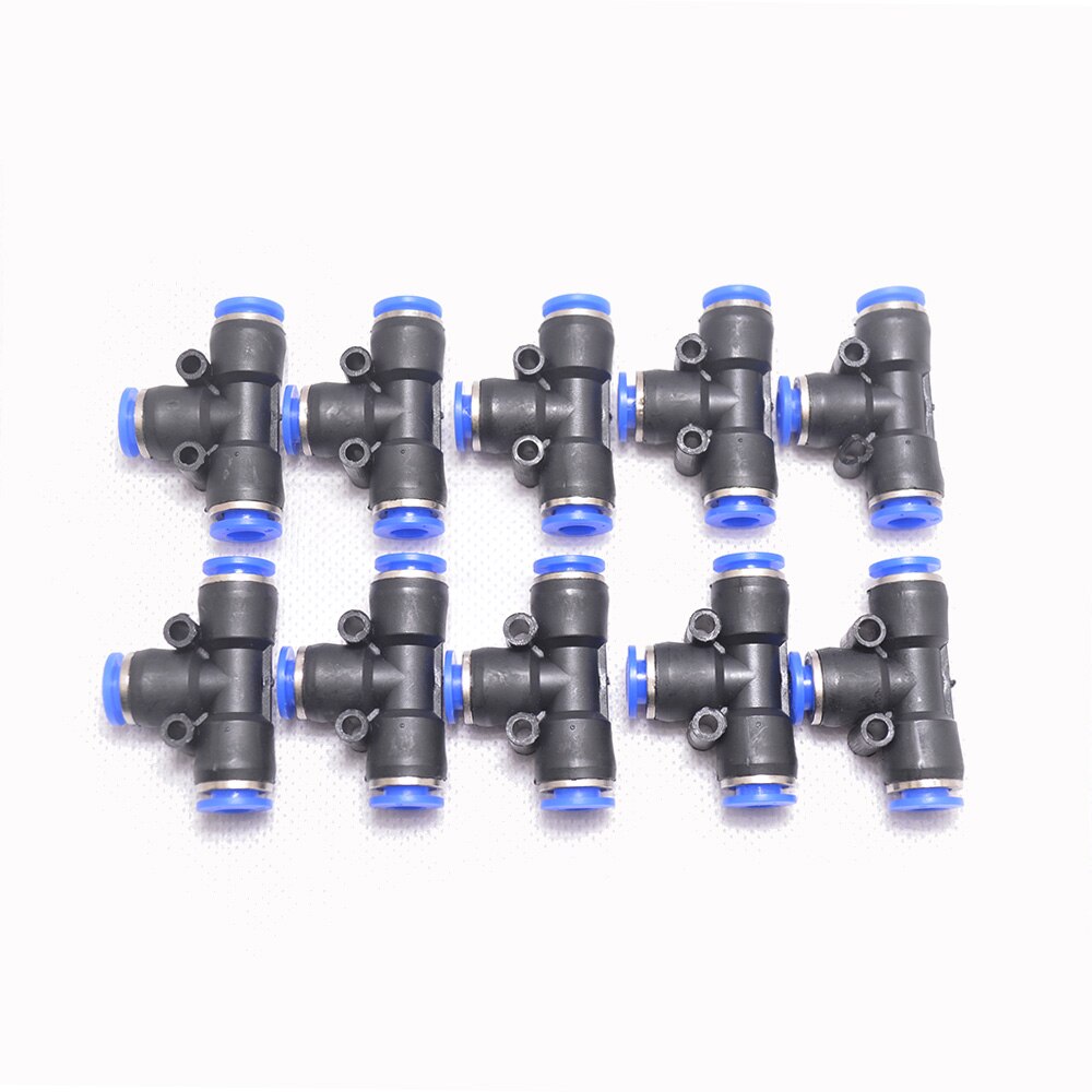 10 Pcs 6mm Garden Three Way Slip lock Quick Connec... – Vicedeal