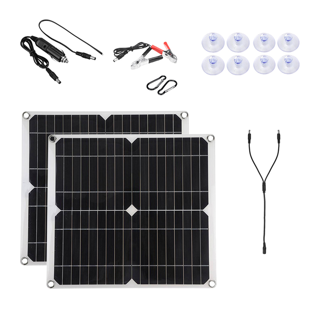 Panneau solaire 300W, 18V DC, chargeur de batterie... – Grandado
