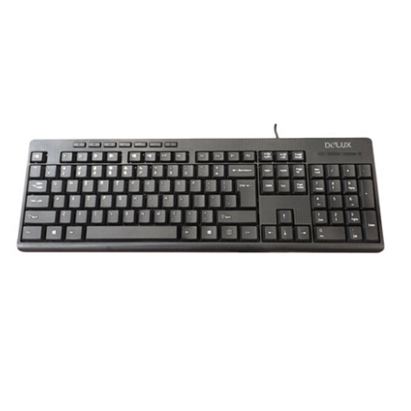 Delux Wired Keyboard Mouse Combo K6300+M138 Set Op... – Vicedeal