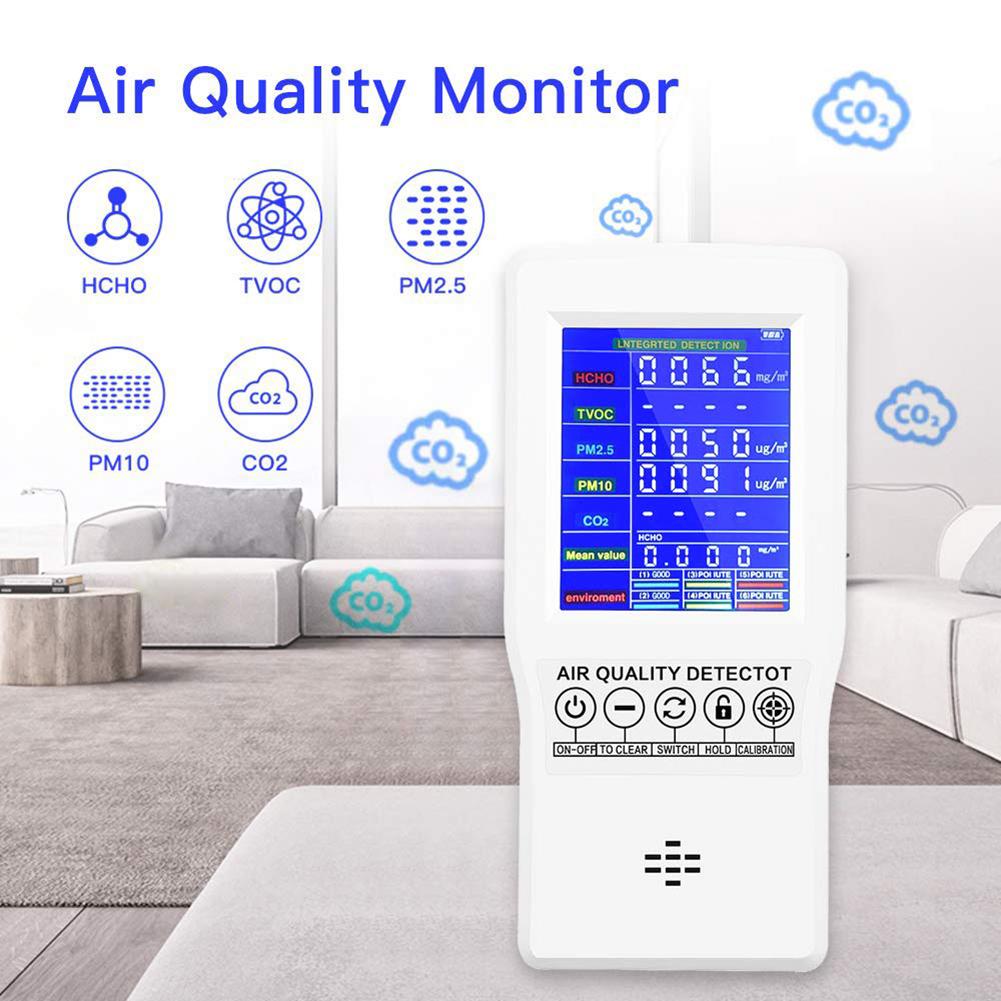 Formaldehyde Accurate Testing PM2.5 PM10 CO2 AQI D... – Vicedeal