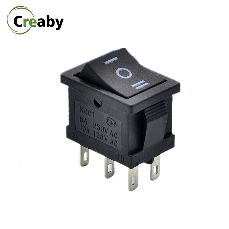 On-Off-On 3 Positie 6 Pin Boot Rocker Switch 6A 25... – Grandado