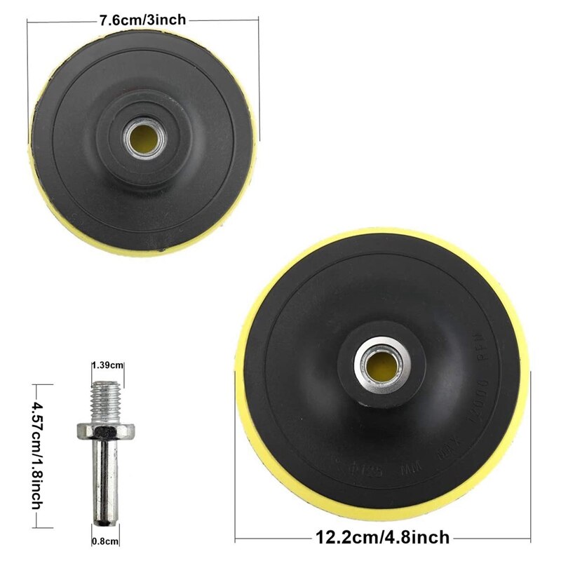 Polijsten Pad Kit 39Pcs Auto Boor Polijsten Pad Se... – Grandado