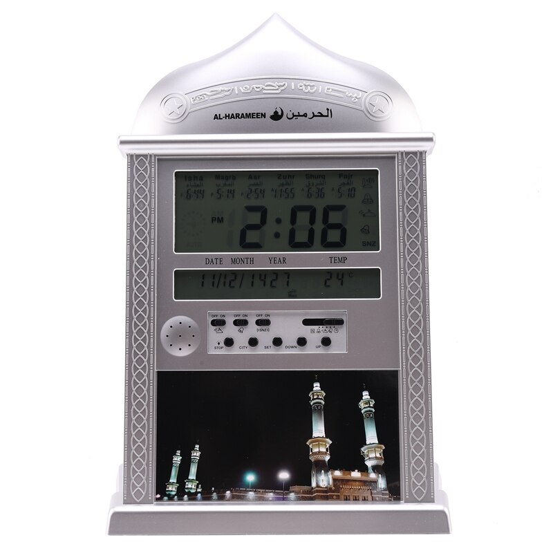 1 Pcs Muslim Praying Islamic Azan Table Clock Azan... – Vicedeal