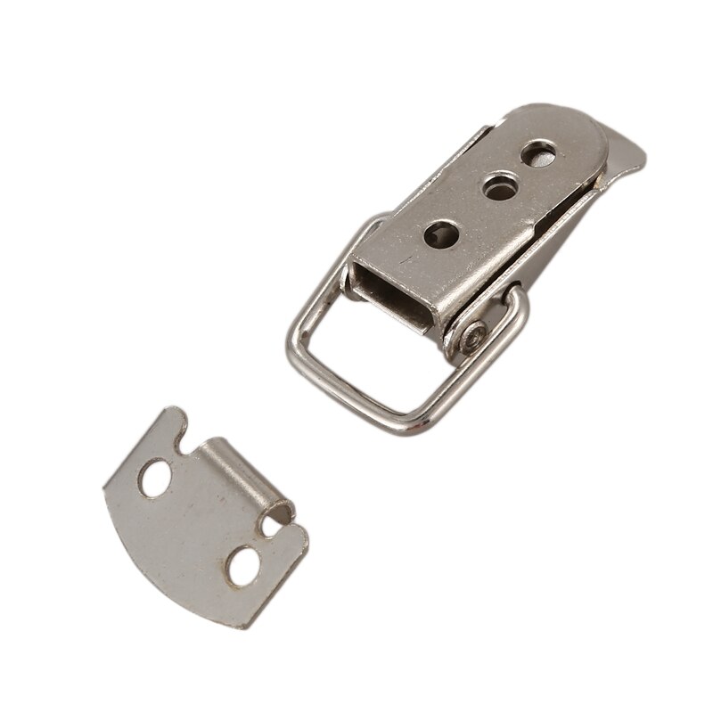 Silver Tone Metal Toggle Draw Latch Straight Loop ... – Vicedeal