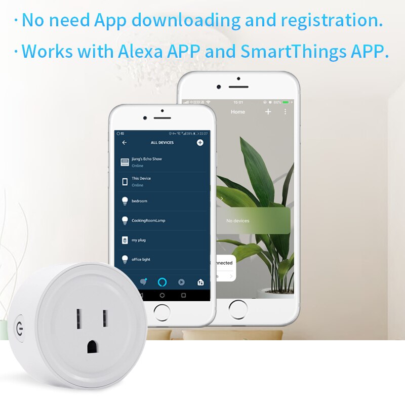 ZigBee Smart Plug WIFI Socket Mini Switch Samsung ... – Vicedeal