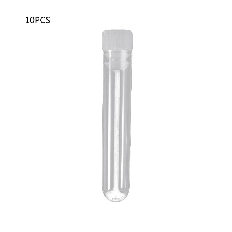 10Pcs Clear Plastic Test Tube With 12x60mm U-shape... – Vicedeal