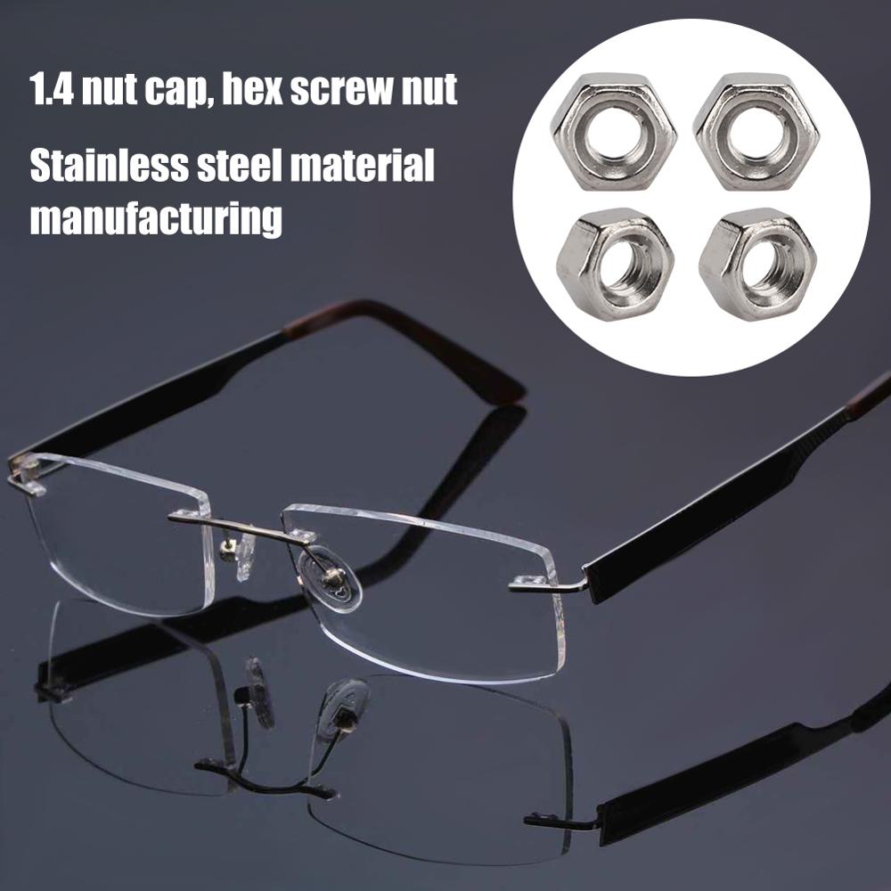 300 Pairs Rimless Glasses Screws Hex Nuts 1.4 Nut ... – Grandado