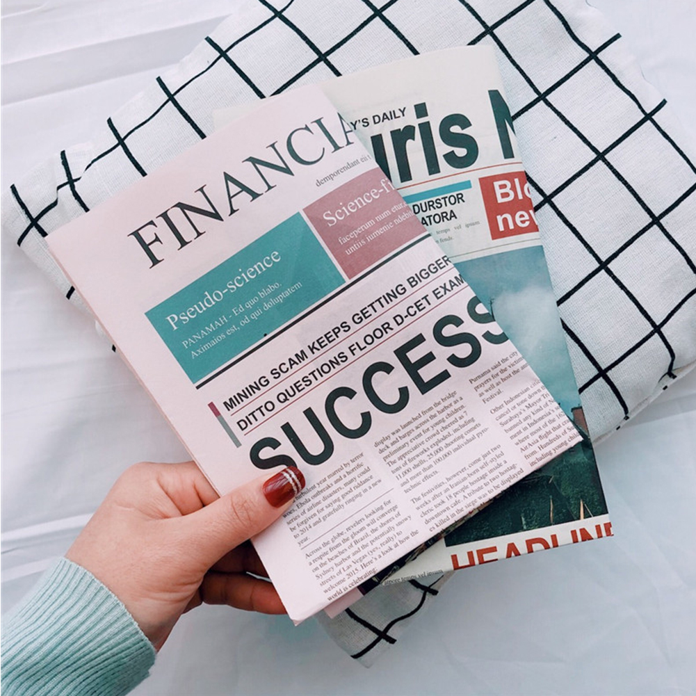 2Pcs INS Vintage Style Newspaper Photography Backg... – Grandado