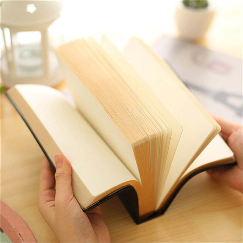 EZONE 208 Pages Retro Super Thicken Golden Rim Bla... – Vicedeal