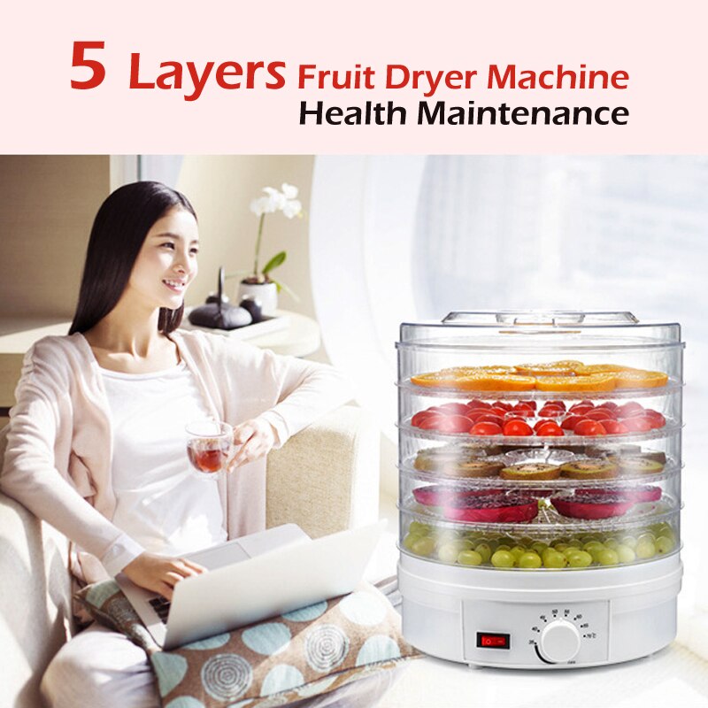 220V Food Dehydrator Food Dryer 5 Layers Fruit Dry... – Vicedeal