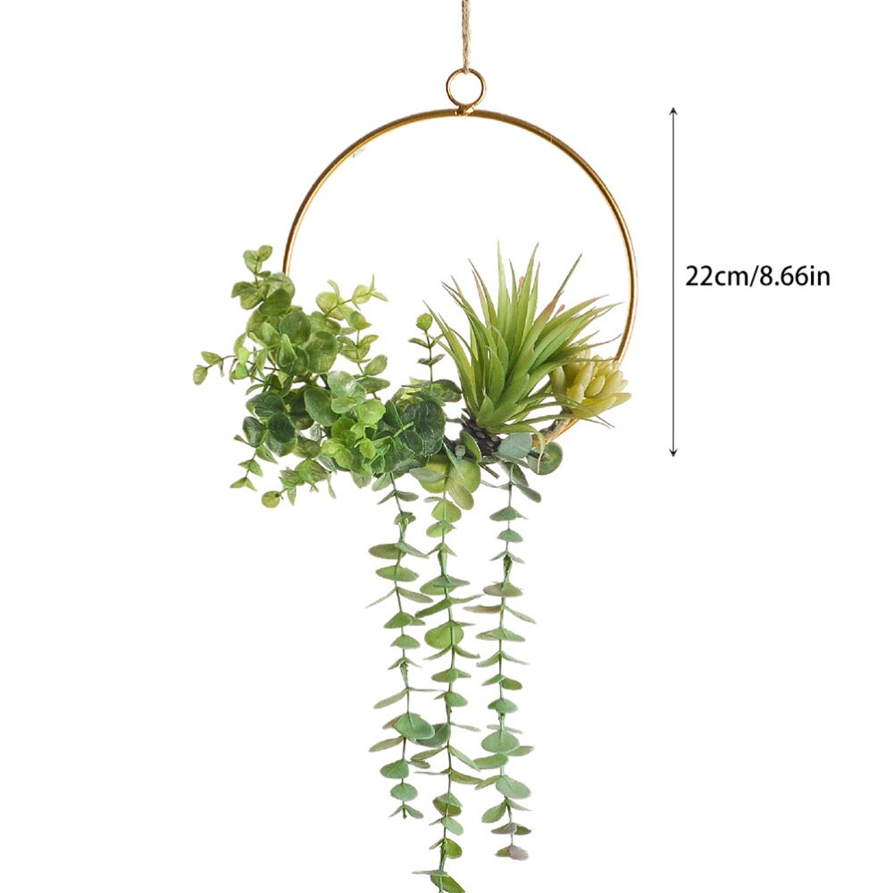 Succulent Wedding Wreath Wall Hanging Artificial S... – Vicedeal