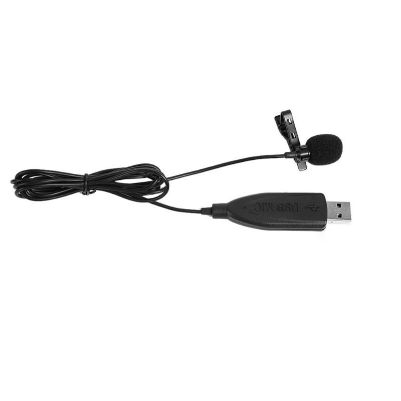 USB 2.0 Lavalier Microphone Clip on Collar Condens... – Grandado