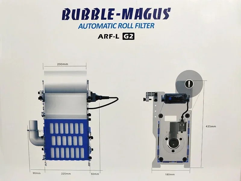 Bubble Magus ARF G2 Automatic Roller Filter Aquari... – Grandado
