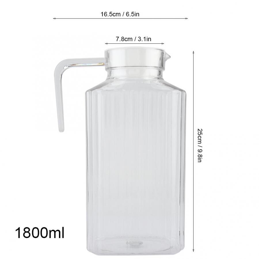 Acrylic Transparent Juice Bottle Striped Ice Cold ... – Vicedeal