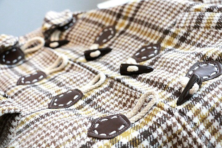 Herfst Retro Plaid Jas Voor Meisjes Kinderen Mode ... – Grandado