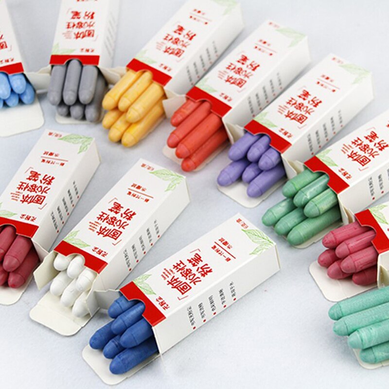 6pc Colorful Chalk Dust-free Removable Water-solub... – Grandado