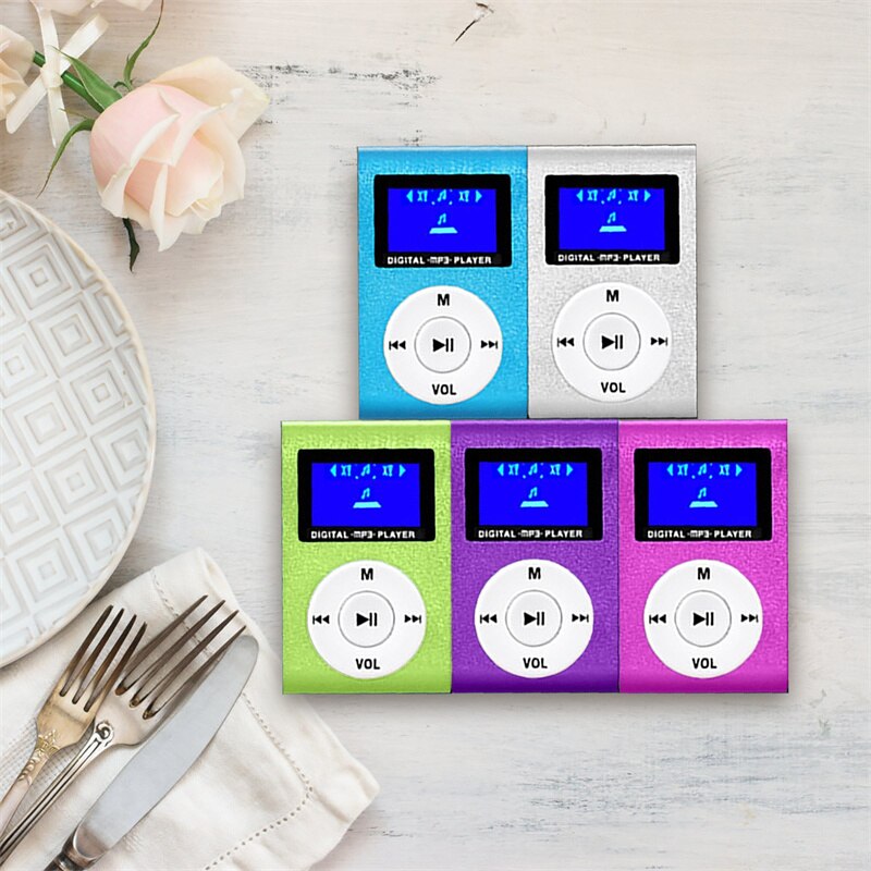 Mini Cube Clip-type Mp3 Player Display Rechargeabl... – Grandado