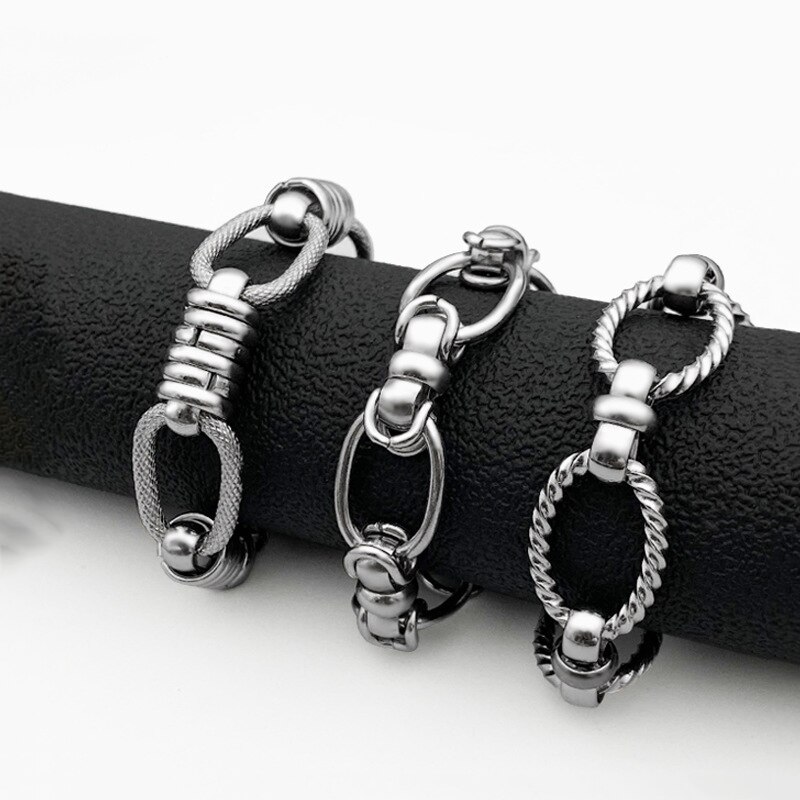 round male titanium steel titanium steel jewelry m... – Grandado