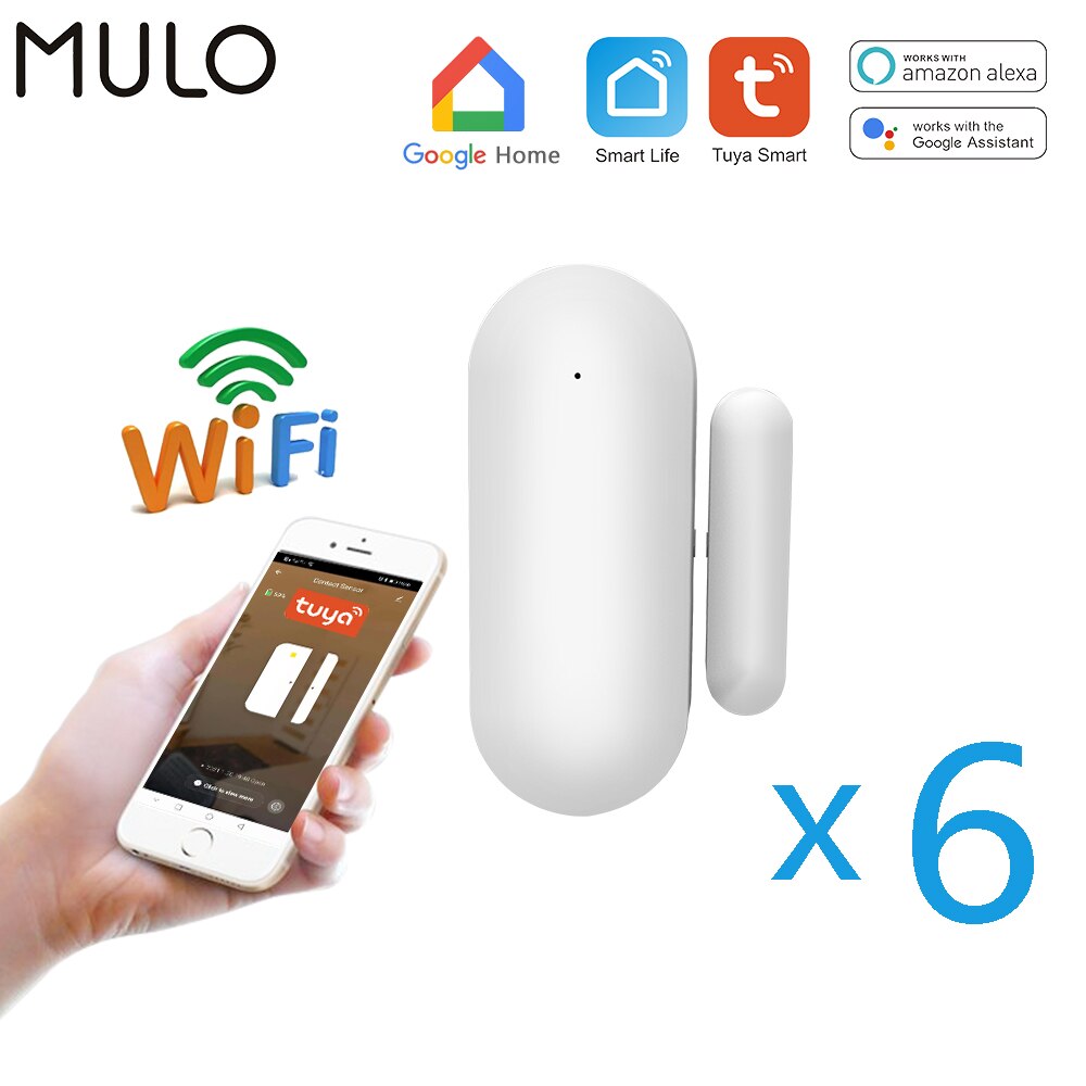 MULO Smart life WiFi Door Sensor Tuya Window Detec... – Grandado