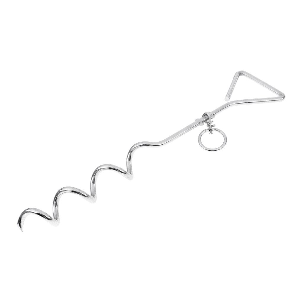 16" Steel Spiral Ground Anchor Outdoor Stake Screw... – Vicedeal