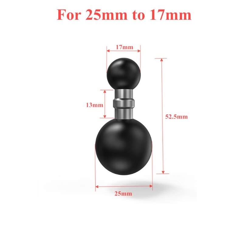 25mm to 15mm/17mm/25mm Composite Ball Adapter For ... – Vicedeal