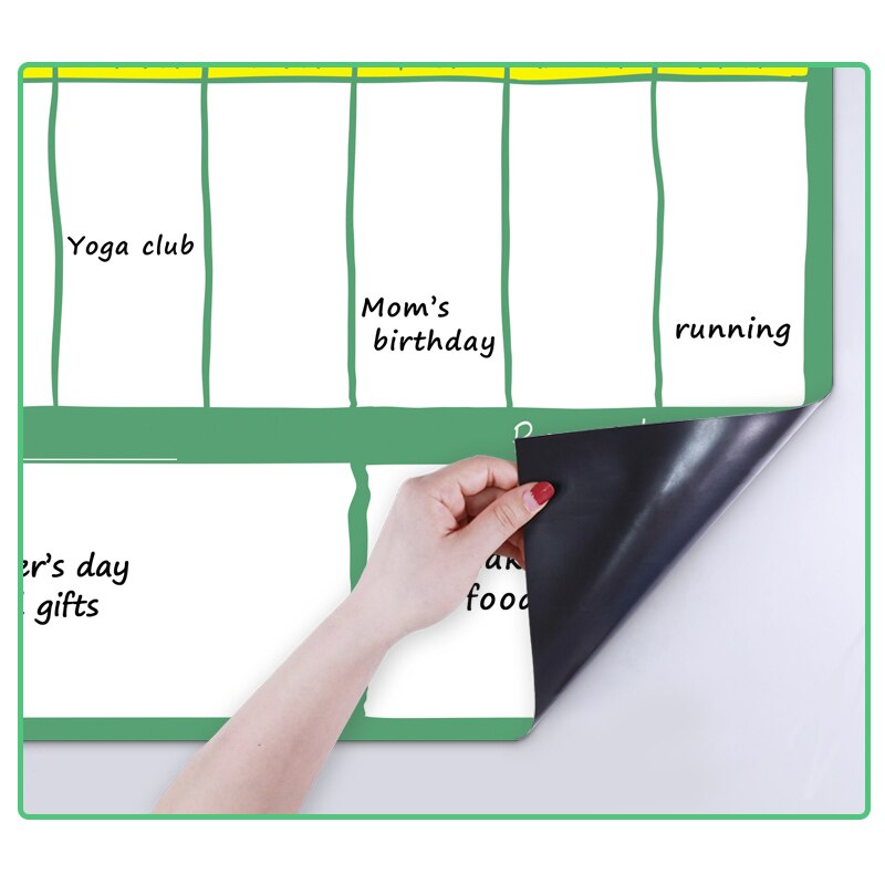 Magnetic Weekly Planner Whiteboard Home Fridge Off... – Grandado